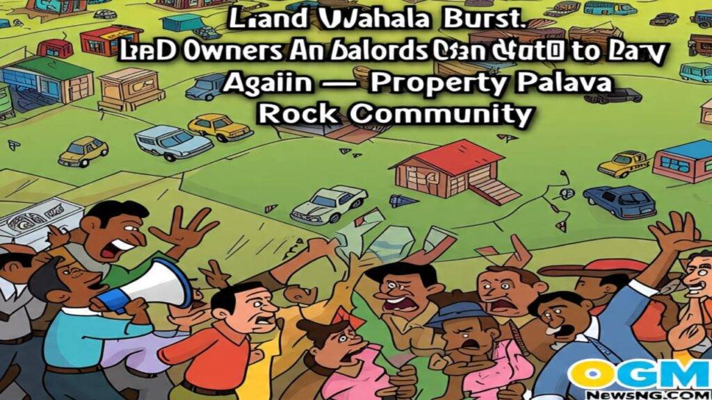 Land Owner Don Vex! Tell Landlords to Commot or Pay Afresh – Serious ...