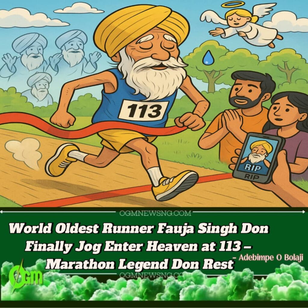 World’s Oldest Marathon Baba Fauja Singh Don Run Enter Ancestors at 113 ...