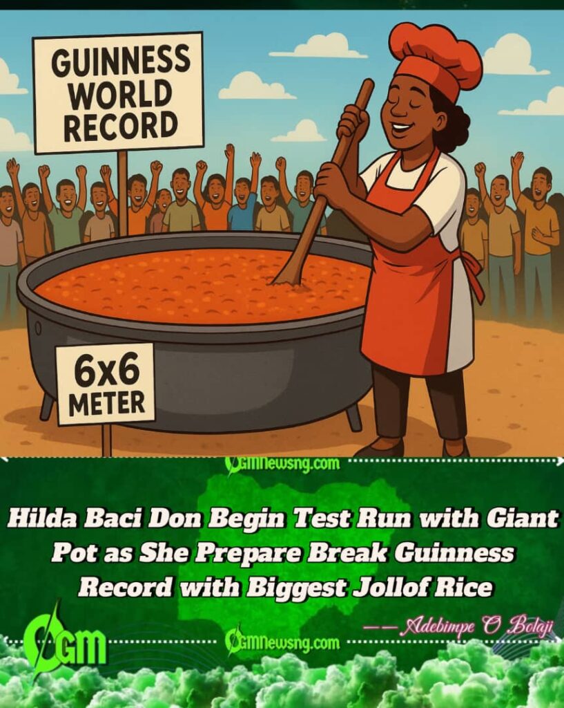 Hilda Baci Test 6x6 Meter Pot Ahead Guinness World Record – Na Nigerian ...