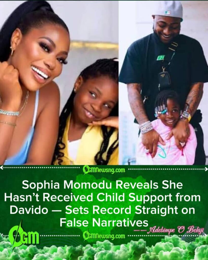 Sophia Momodu Claims She Has Not Received Child Support from Davido ...